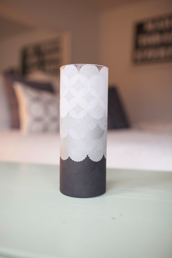 DIY Tissue Covered Luminaries :: Rhiannon Bosse
